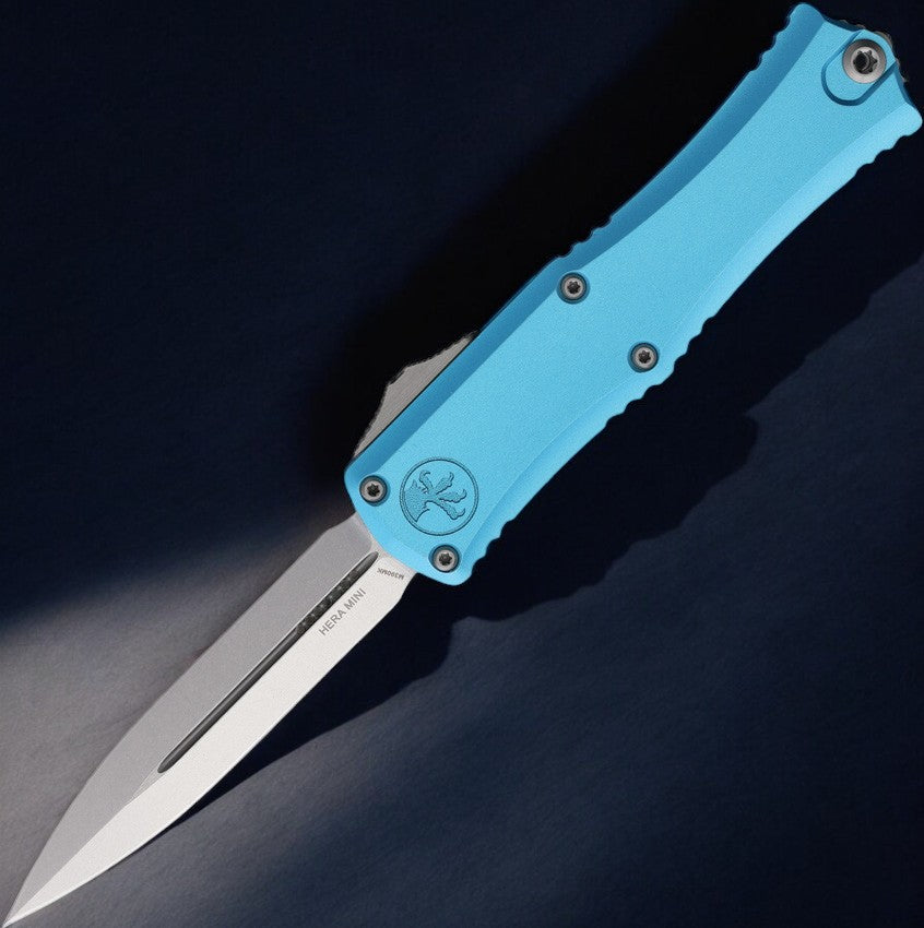 Microtech 1702m10tq30 Auto Hera Ii Mini Stonewash Double Edge Dagger O