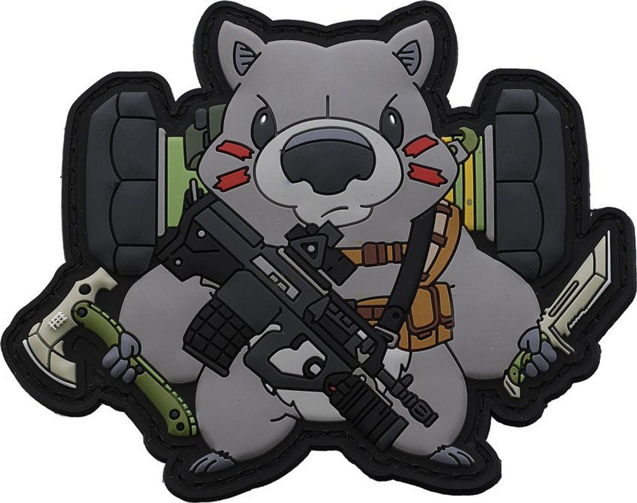 Halfbreed Blades Combat Wombat Morale Patch 2022 – NFL EDC Knives